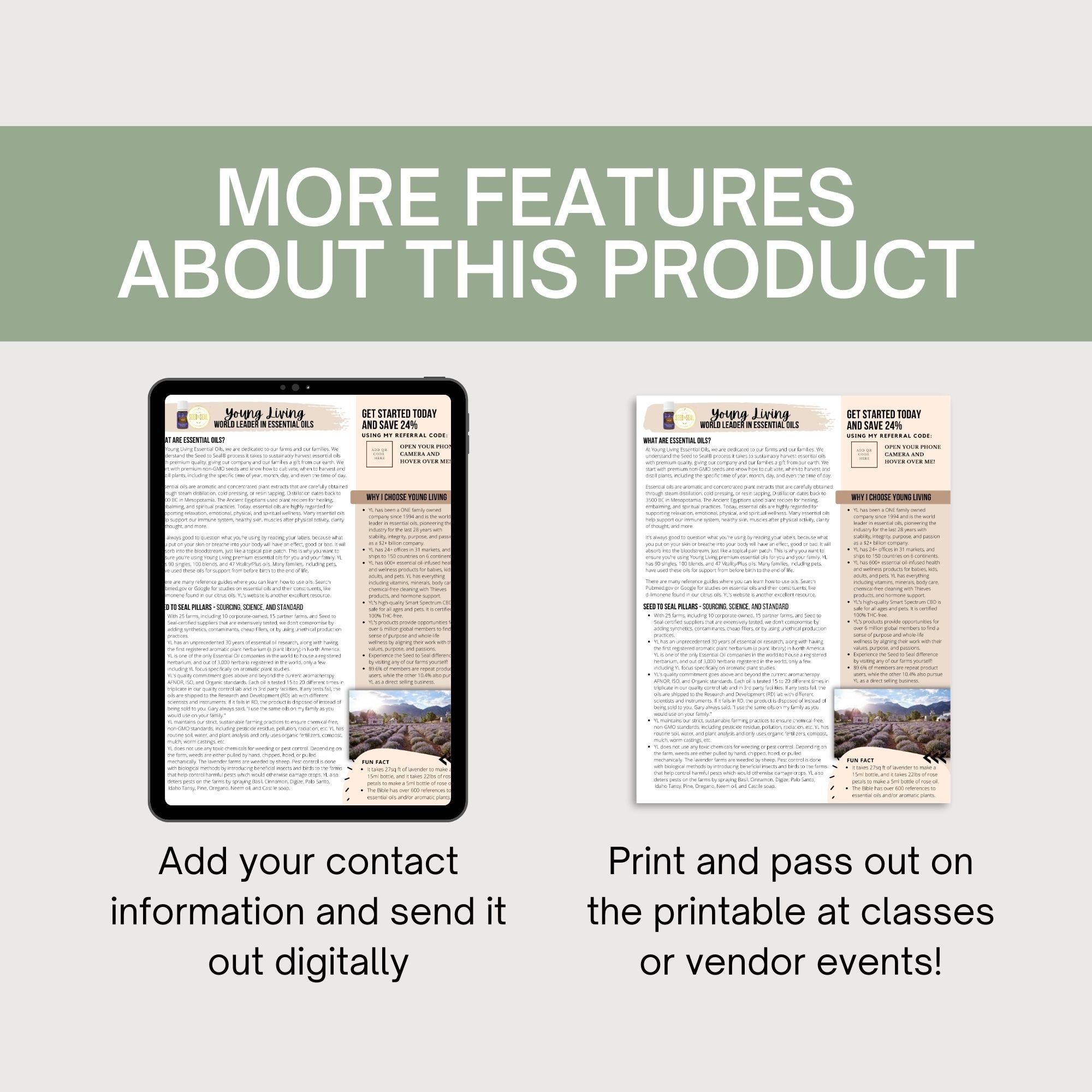 Why Young Living Flyer Facts About Young Living Essential Oils Facts ...