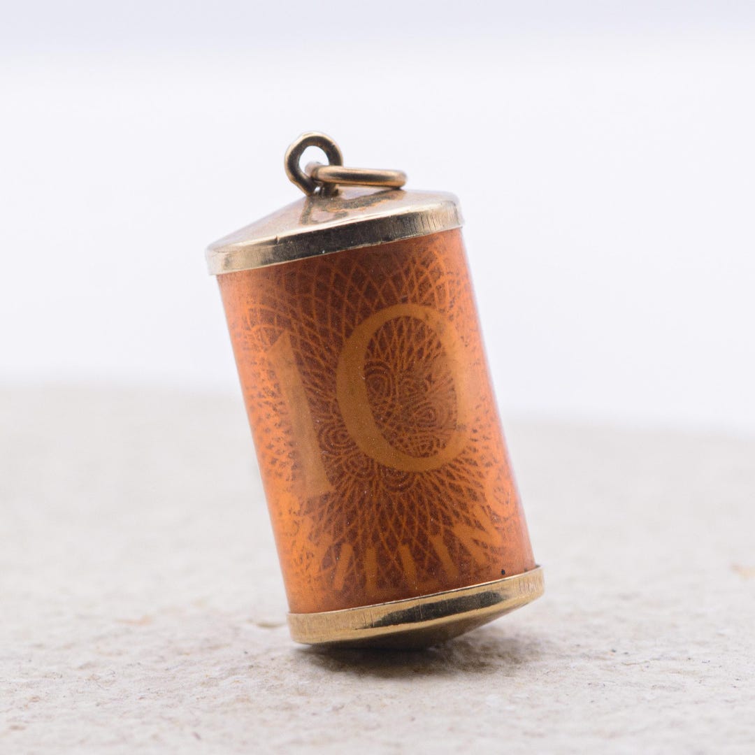 9ct Gold Vintage Money Charm 10 Shilling Note - Etsy