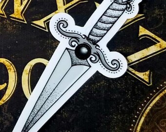 Dagger Sticker | Etsy