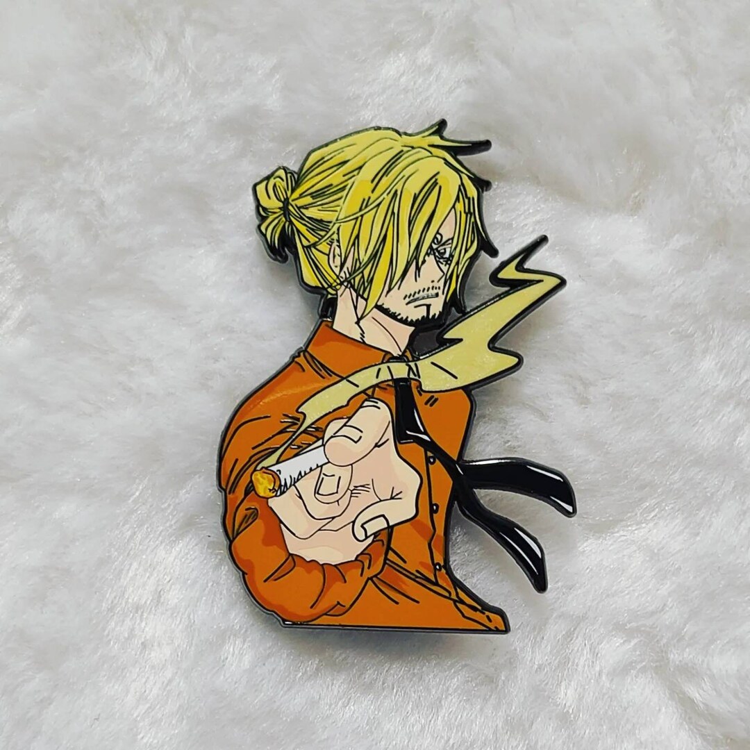 Husbando Chef Cook Anime Hard Enamel Pin Filler Pin Cosplay Accessory ...