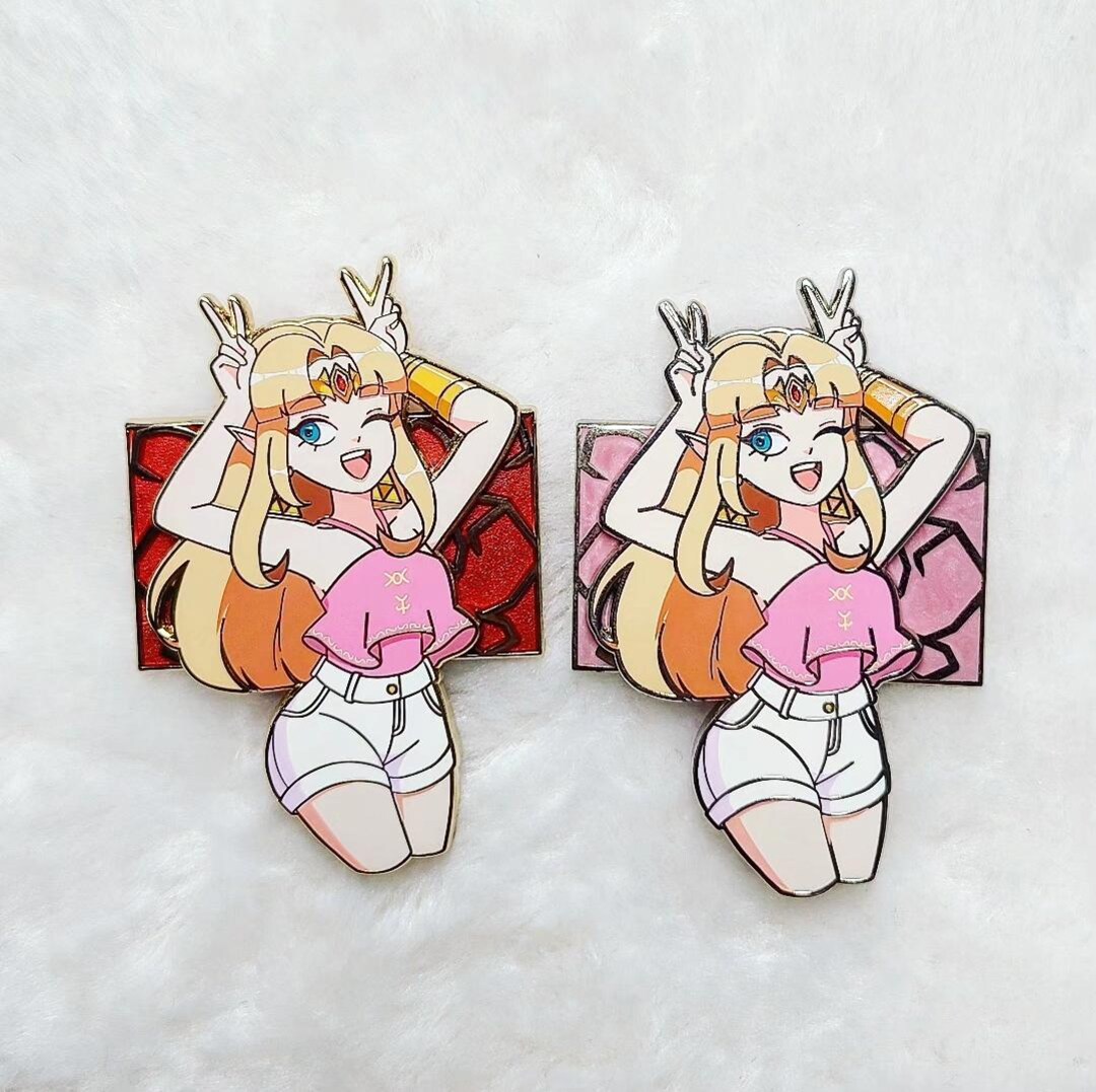 Girl Anime Hard Enamel Pin Filler Pin Cosplay Accessory Pin on Pin - Etsy