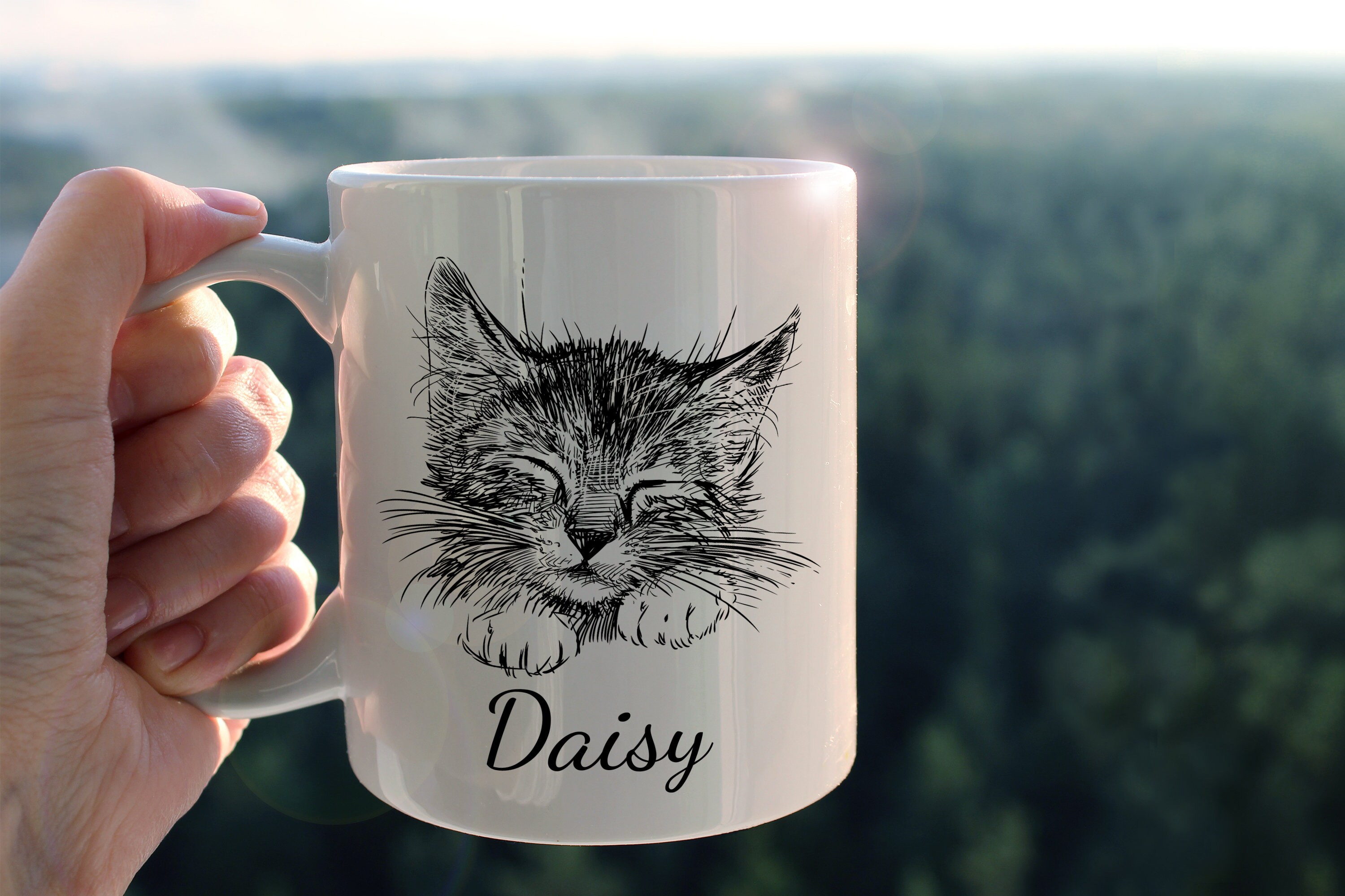 Personalised Cat Mug/Gift | Etsy