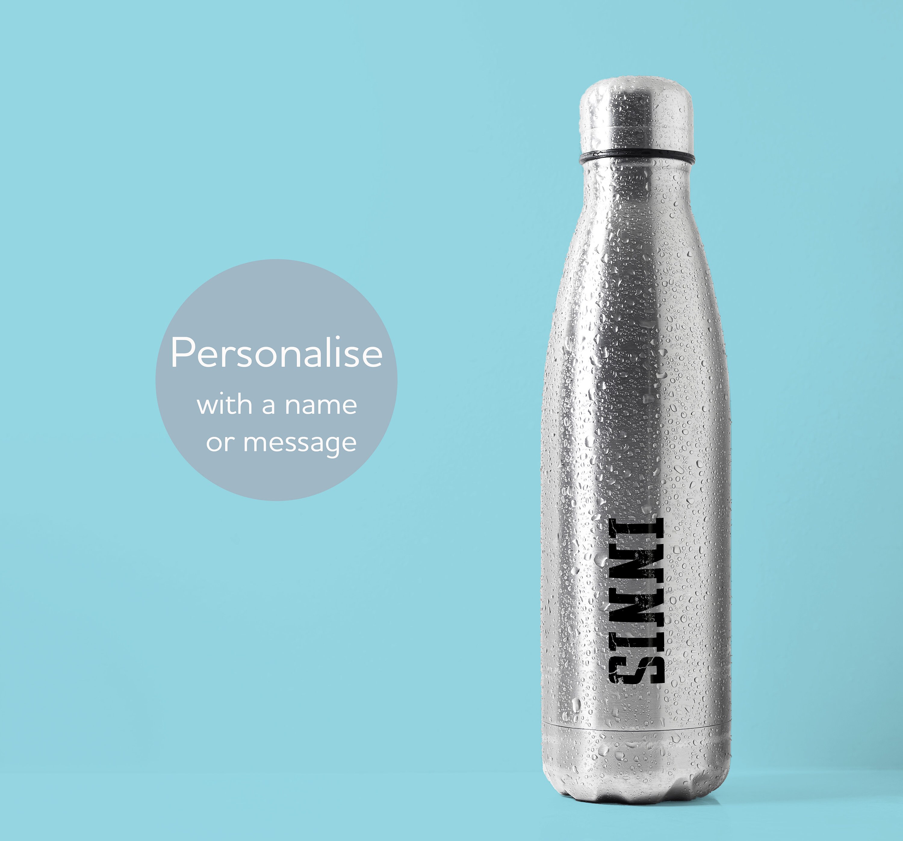 Rugby Player Water Bottle Personalised/hit and Cold/metal - Etsy UK