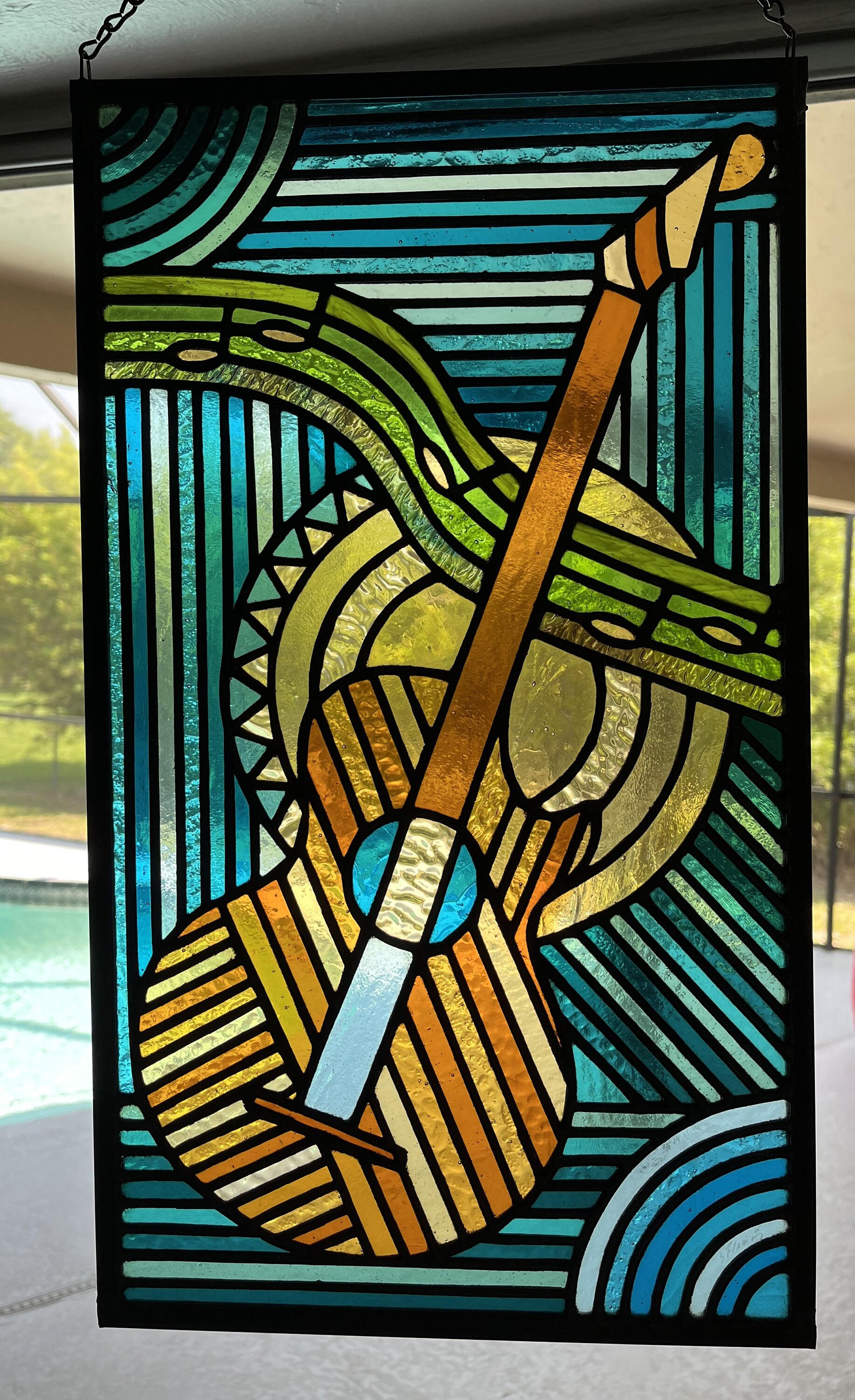 Stained Glass Musical Guitar - Etsy