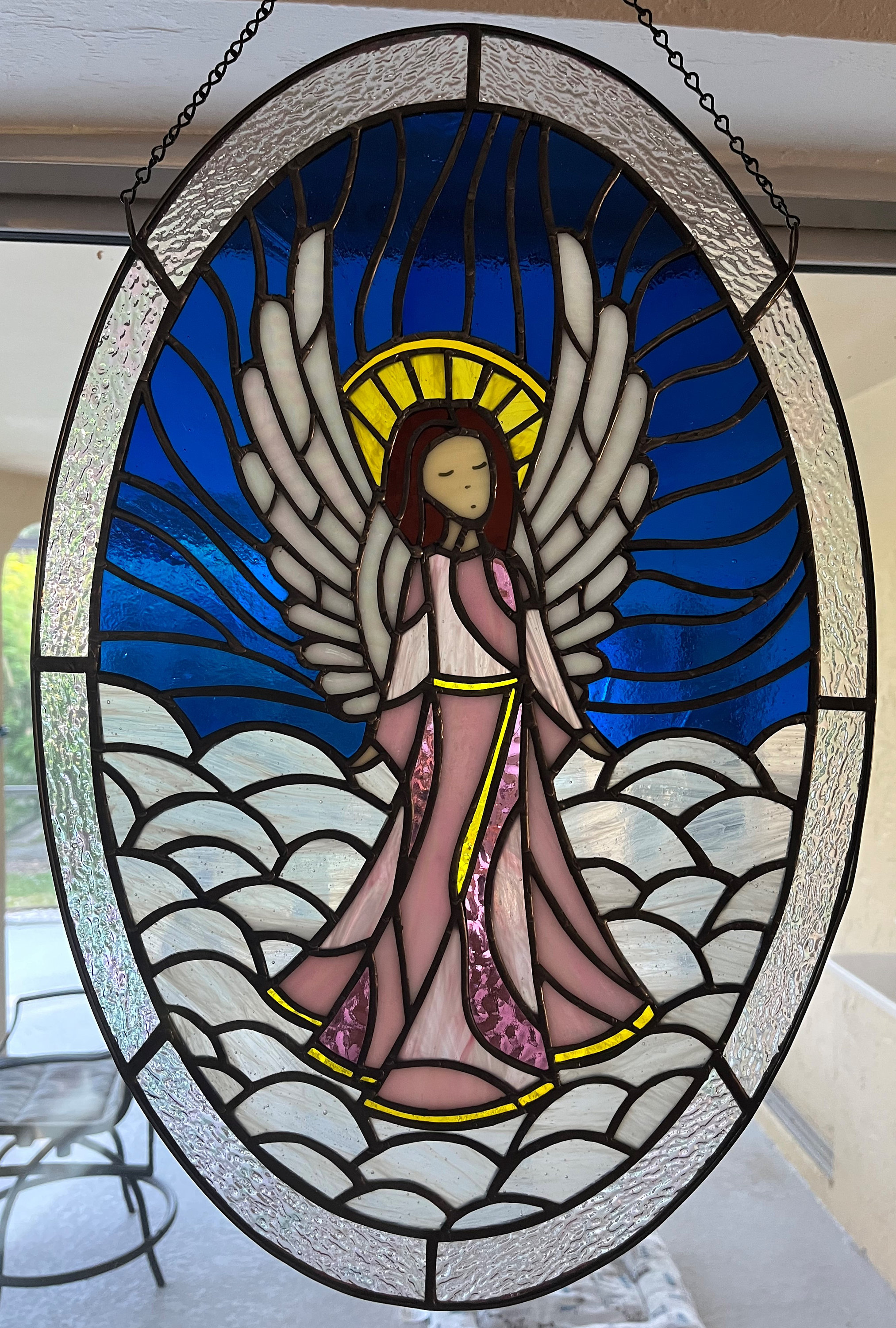 Stained Glass Angel "wonderful Angel" - Etsy