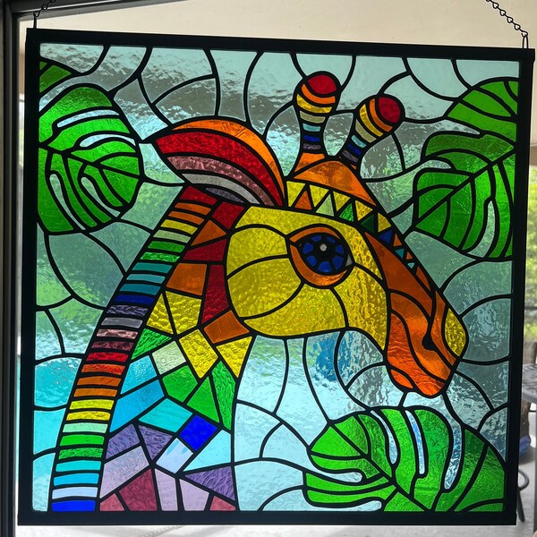 Stained Glass Giraffe - Etsy
