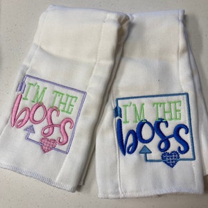 Cloth Diaper Burp Cloth Embroidered Burp Cloth Sayings Baby Shower Burp ...