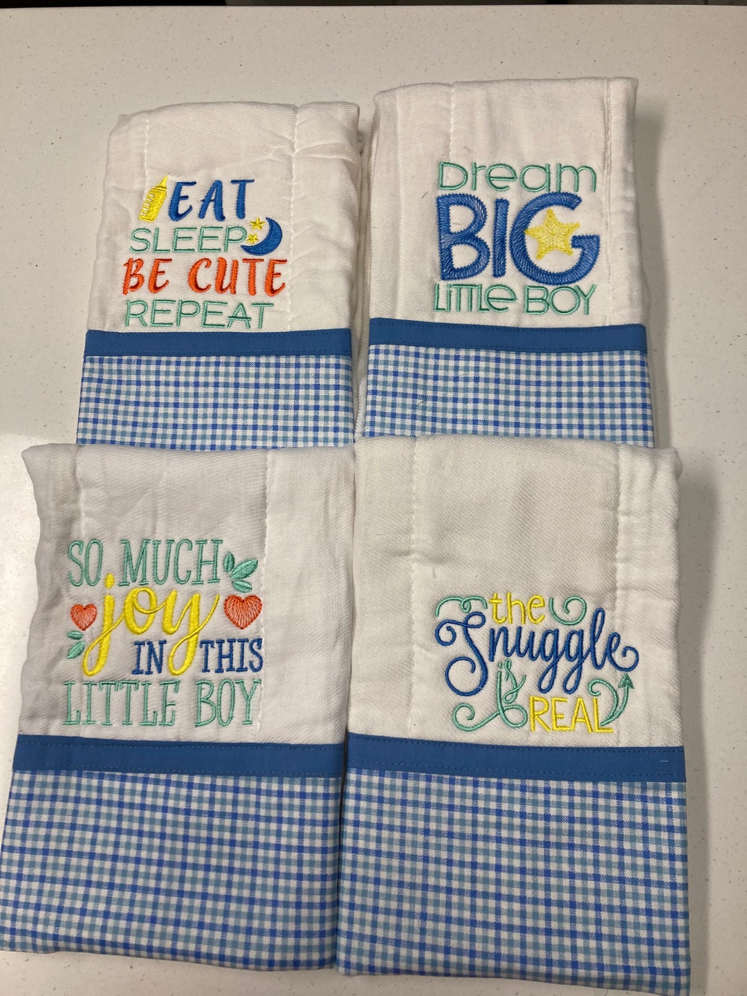 Baby Boy Burp Cloths, Custom Burp Cloths, Diaper Burp Cloths ...