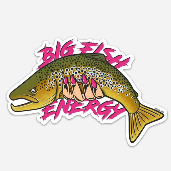 Big Fish Decal - Etsy