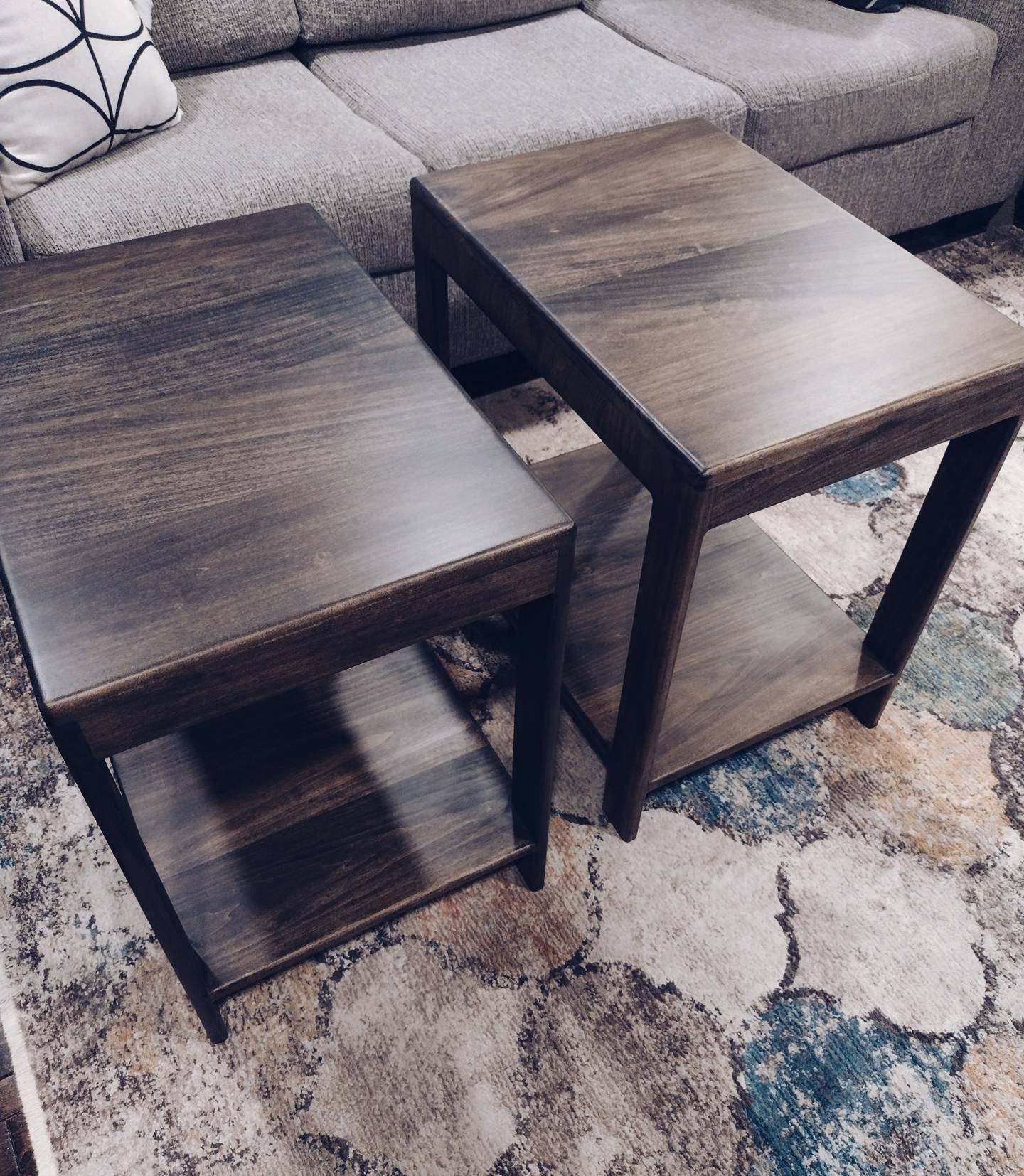Minimalist Hardwood End Table With Modern Design - Etsy