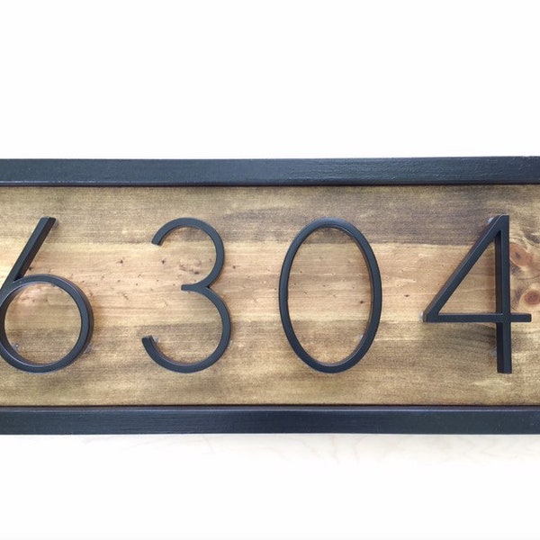 Wooden Address Sign - Etsy