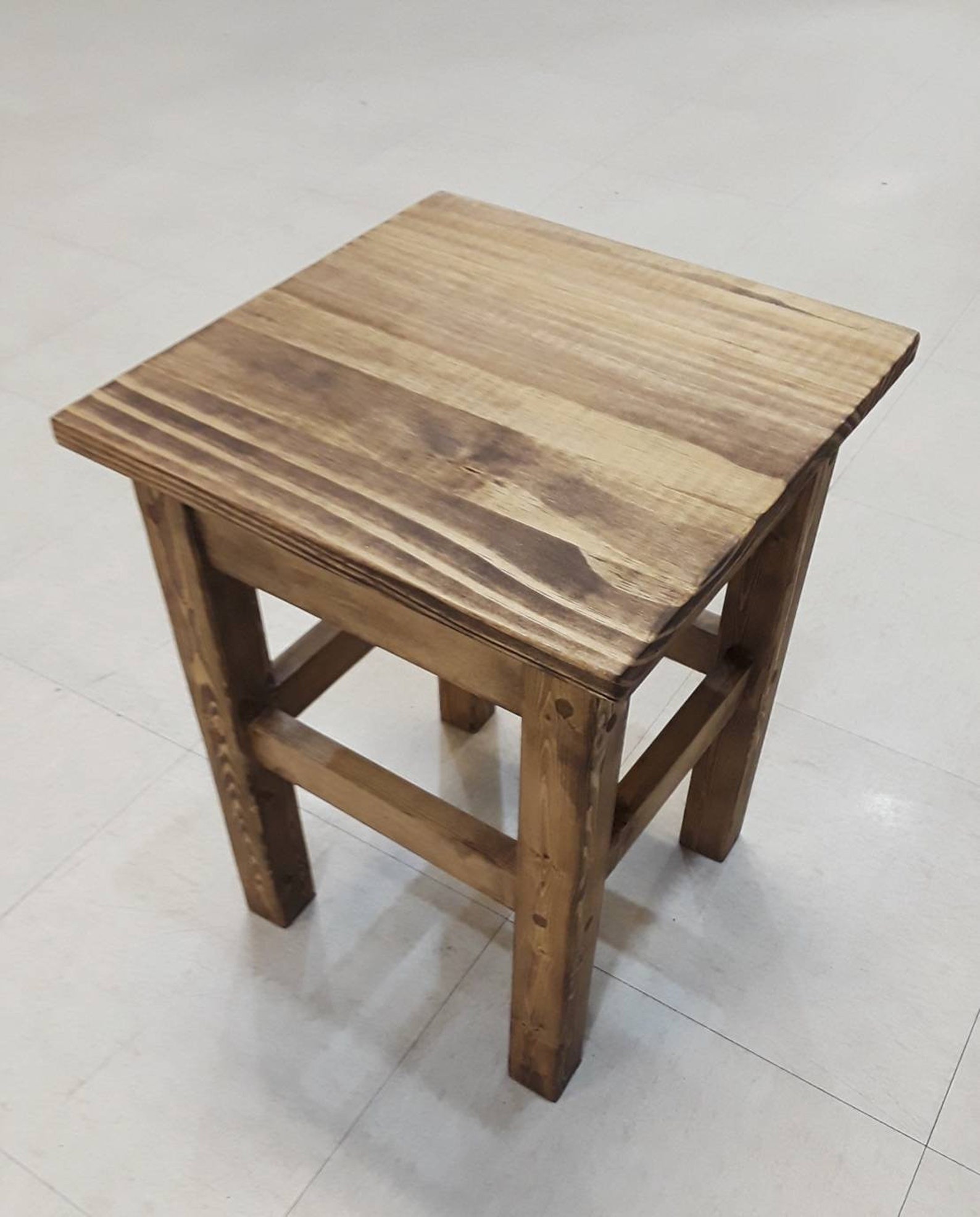 16 Inch Tall Wood Stool - Etsy