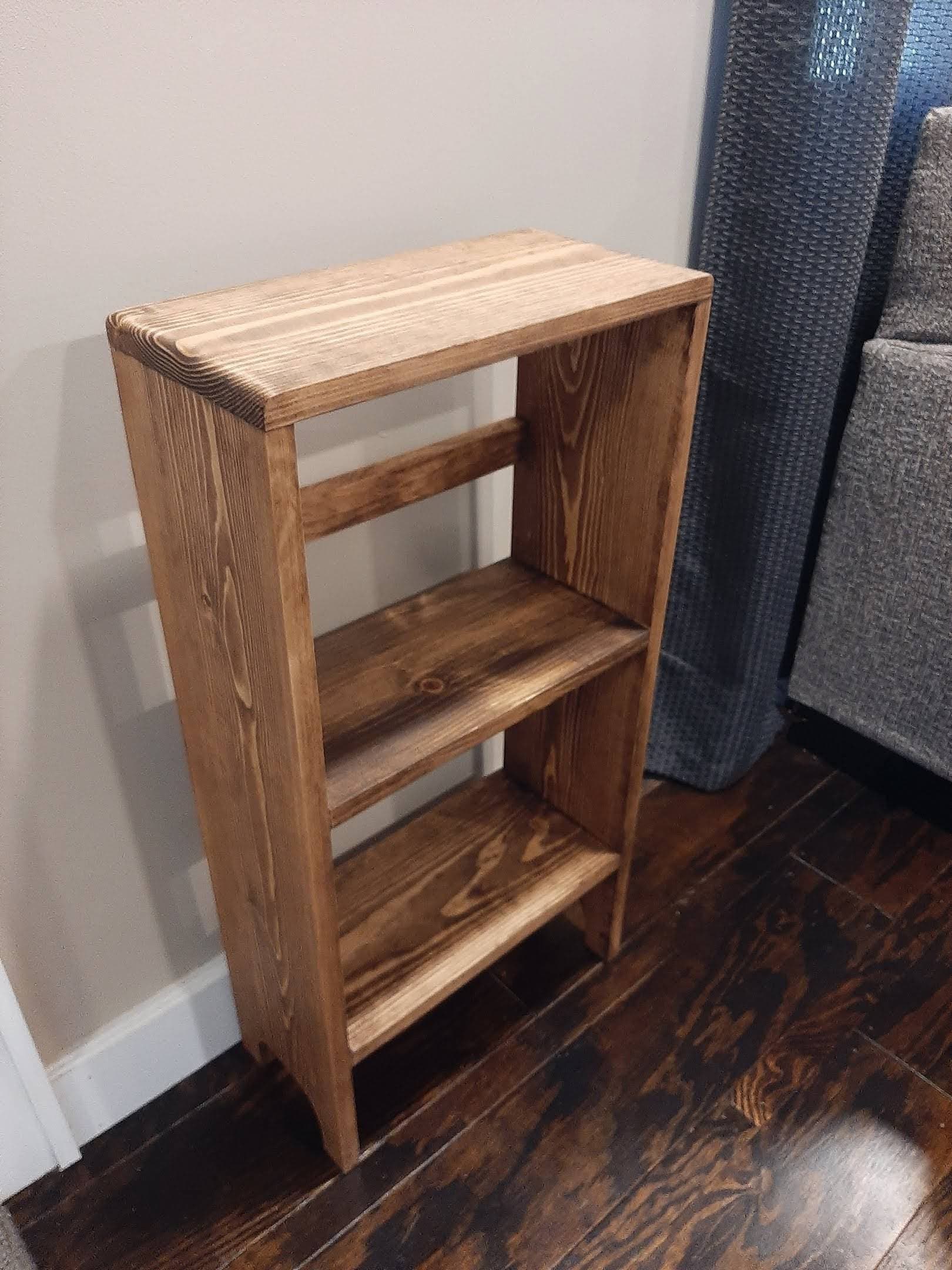 Small Display Shelves Bookcase All Purpose Shelves Entry Table | Etsy