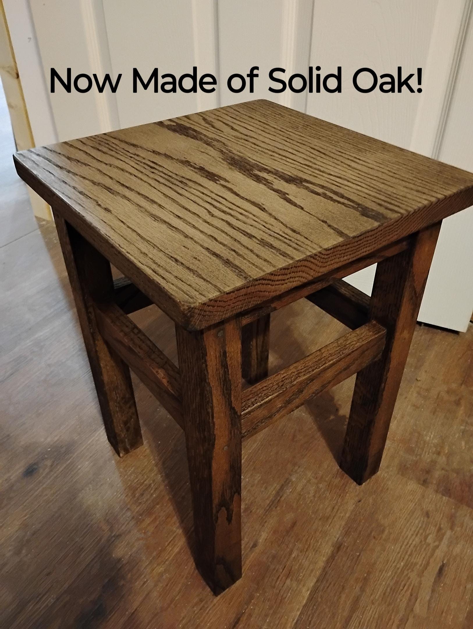 16 Inch Tall Wood Stool Etsy