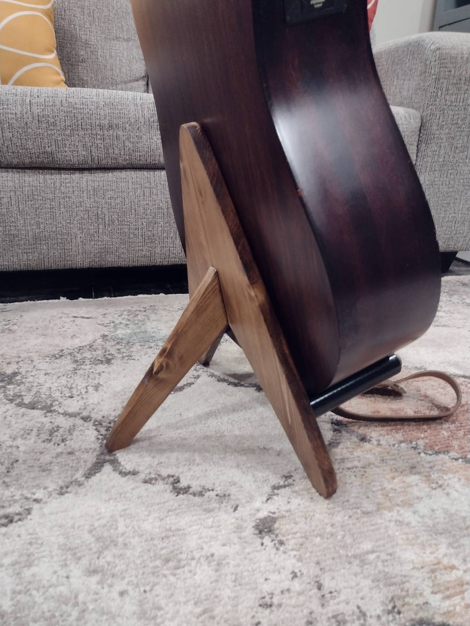 Handcrafted Hardwood Guitar Stand With Option to Personalize - Etsy