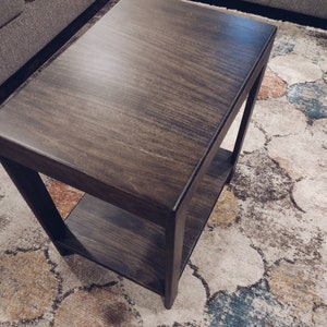 Minimalist Hardwood End Table With Modern Design - Etsy