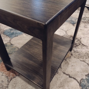Minimalist Hardwood End Table With Modern Design - Etsy