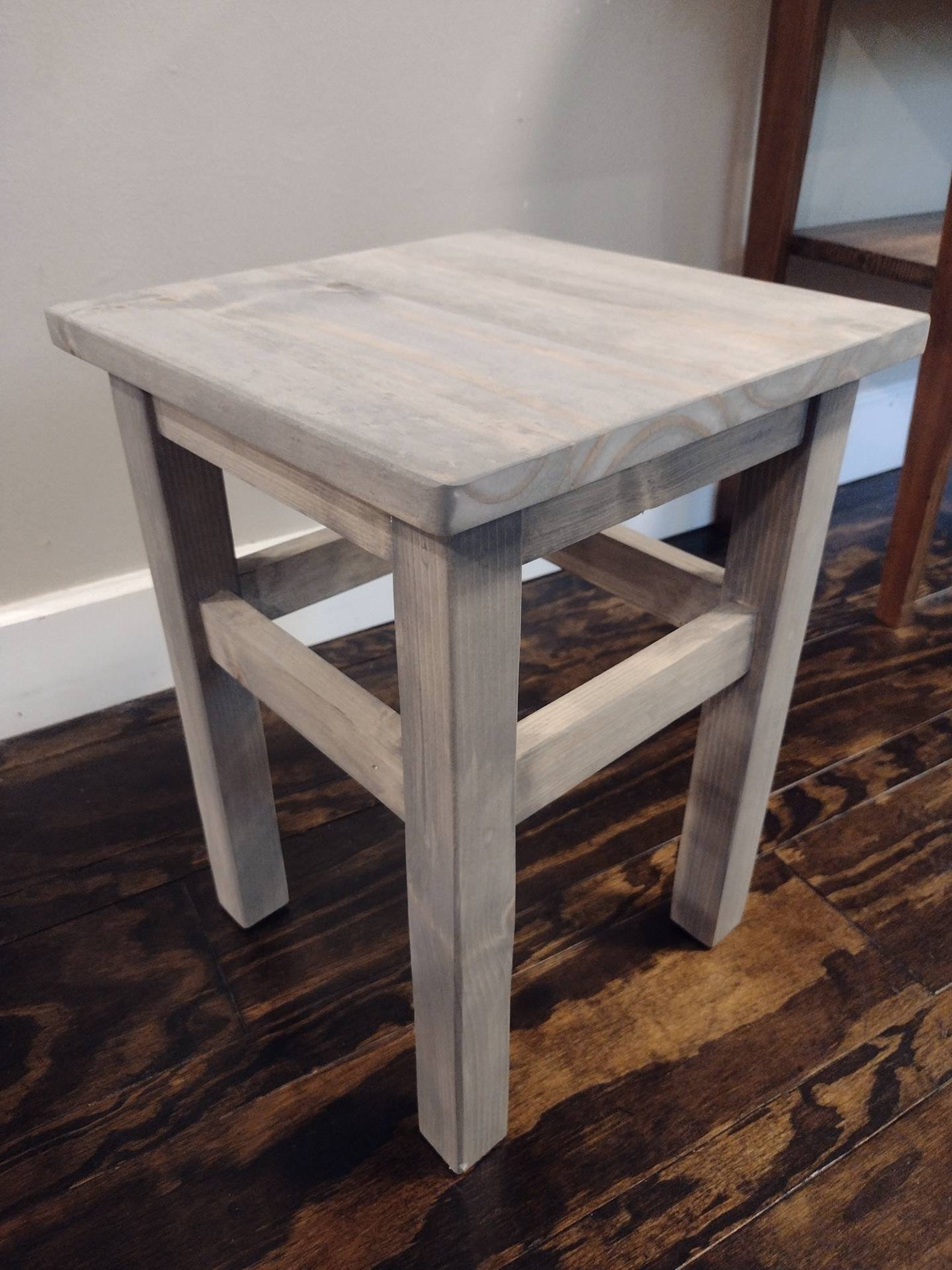 16 Inch Tall Wood Stool - Etsy