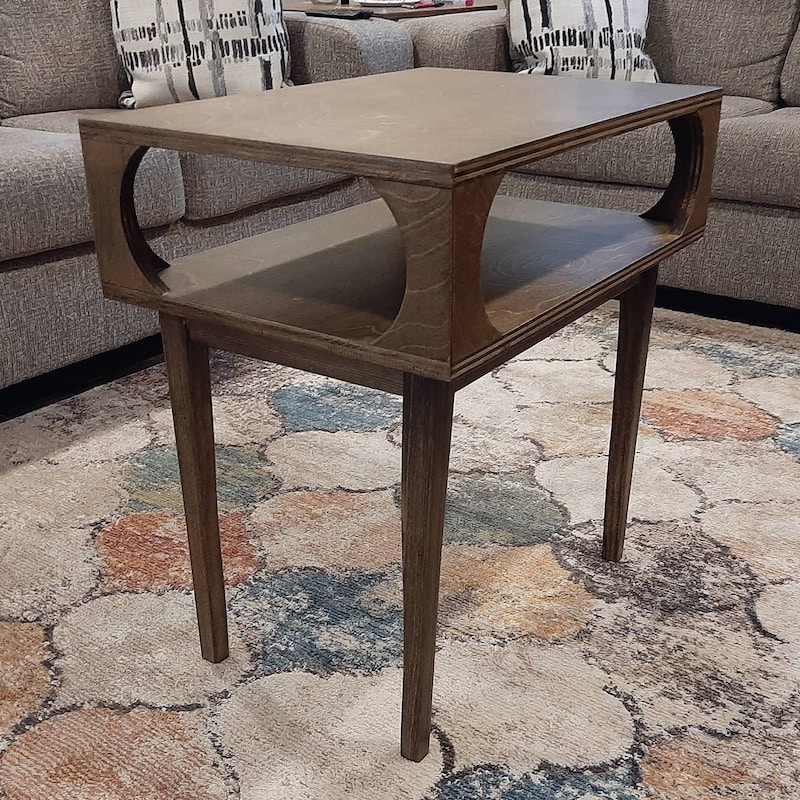 Mid Century End Table - Etsy