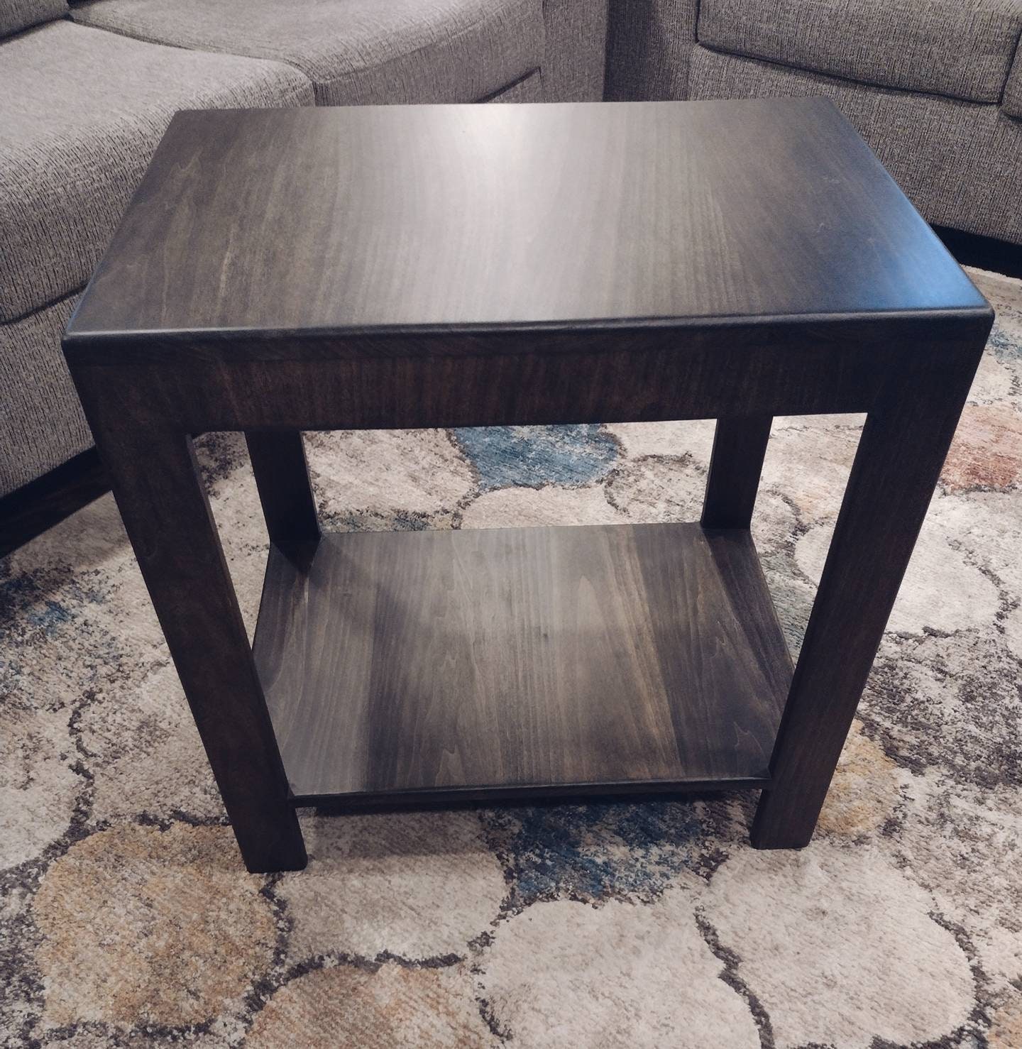 Minimalist Hardwood End Table With Modern Design - Etsy