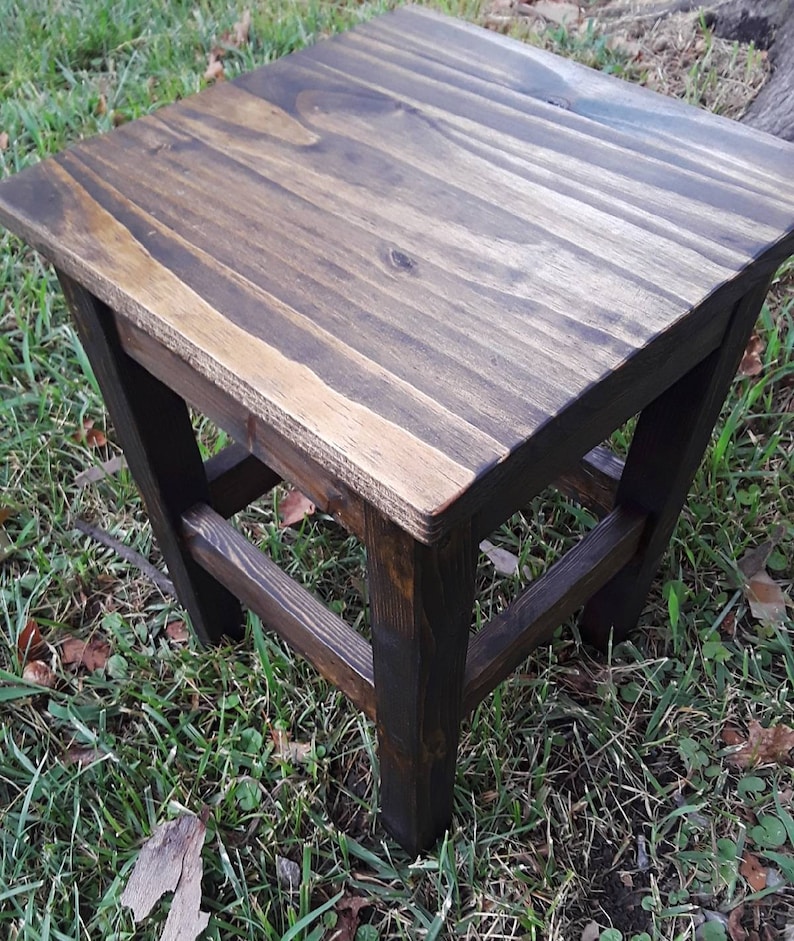 16 Inch Tall Wood Stool - Etsy