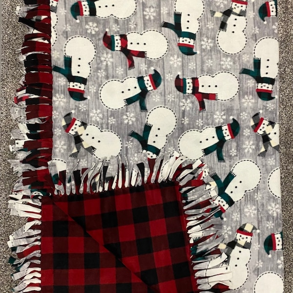 Fleece Snowman - Etsy