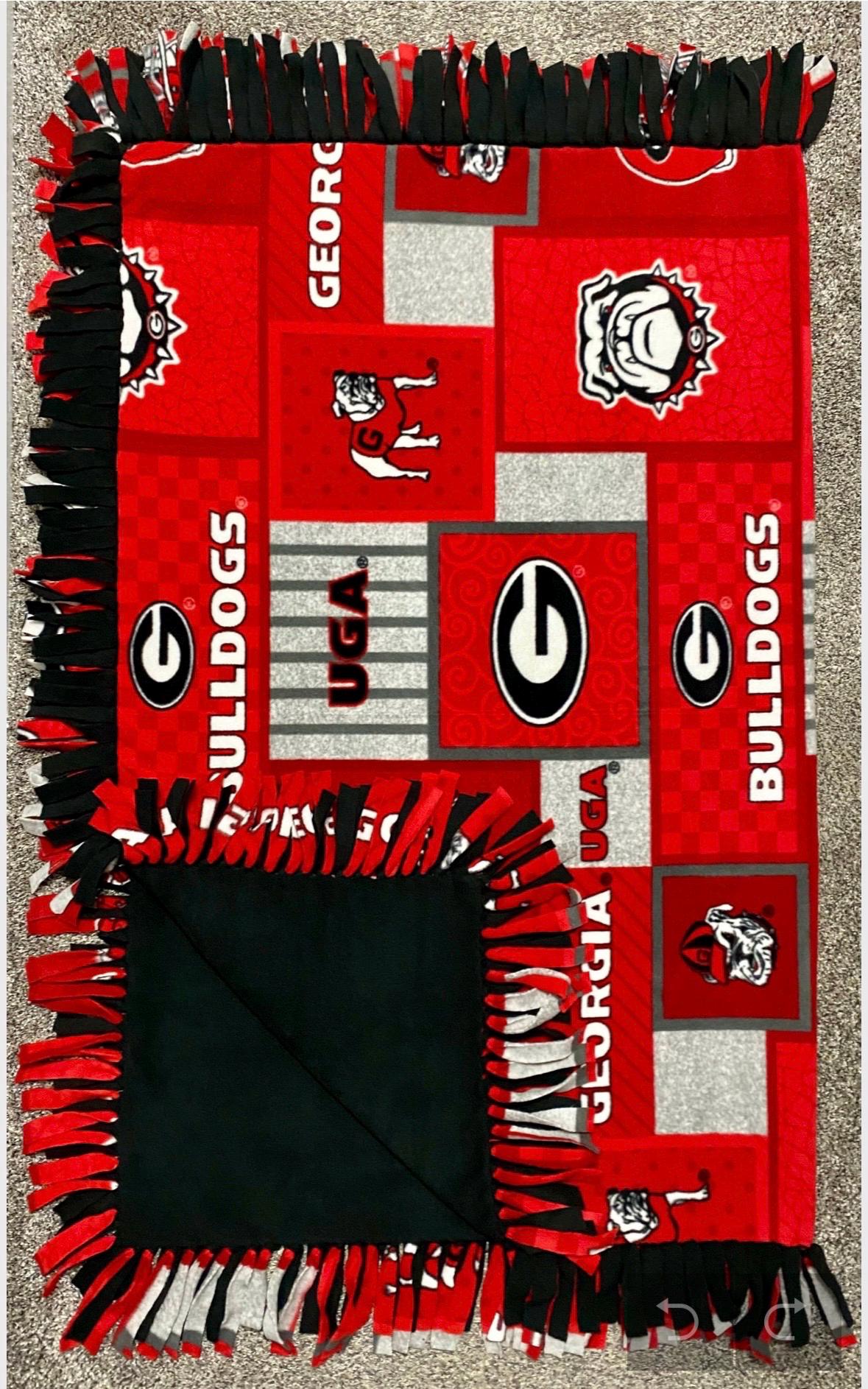 Handmade College Fleece Blanket: SEC Football, House Divided Design - Etsy