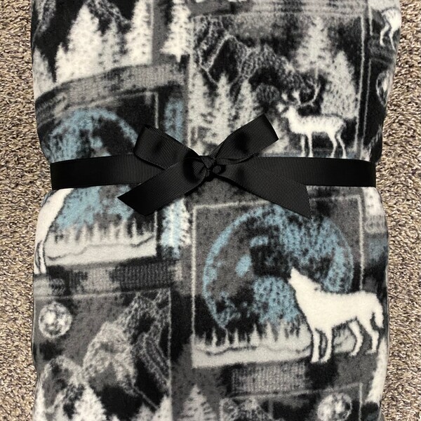 Wolf Throw - Etsy