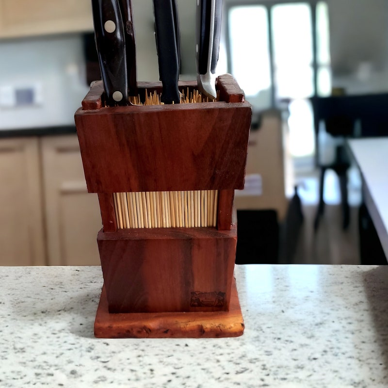 Wood Knife Rack - Etsy