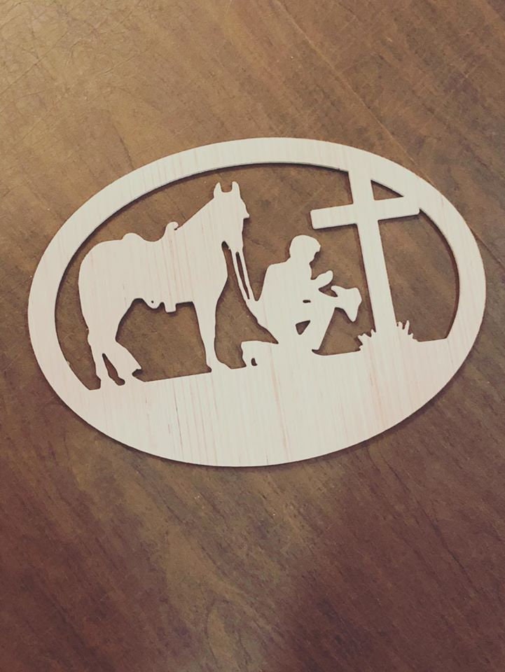 Praying Cowboy - Etsy