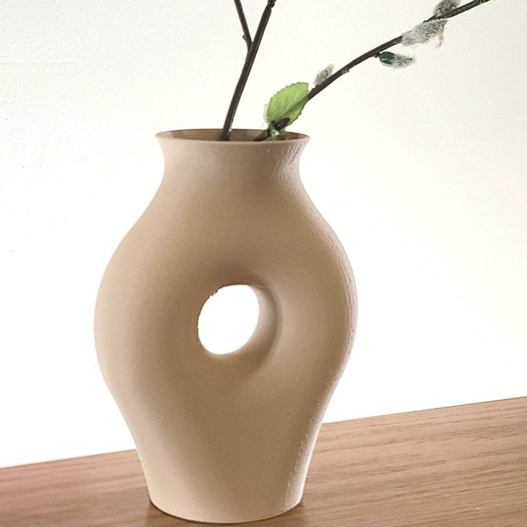 See Right Through You - Modern Vase With Hole - 3D Model for Print ...