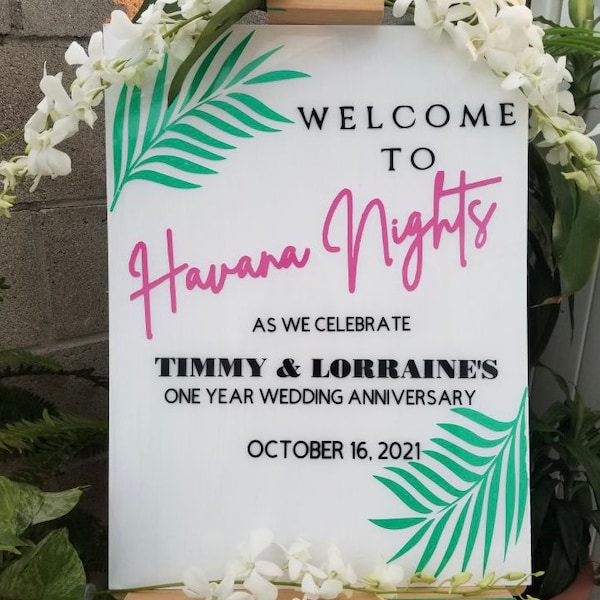 Modern Tropical Party Decor - Etsy