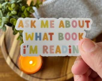 Ask Me About Sticker - Etsy
