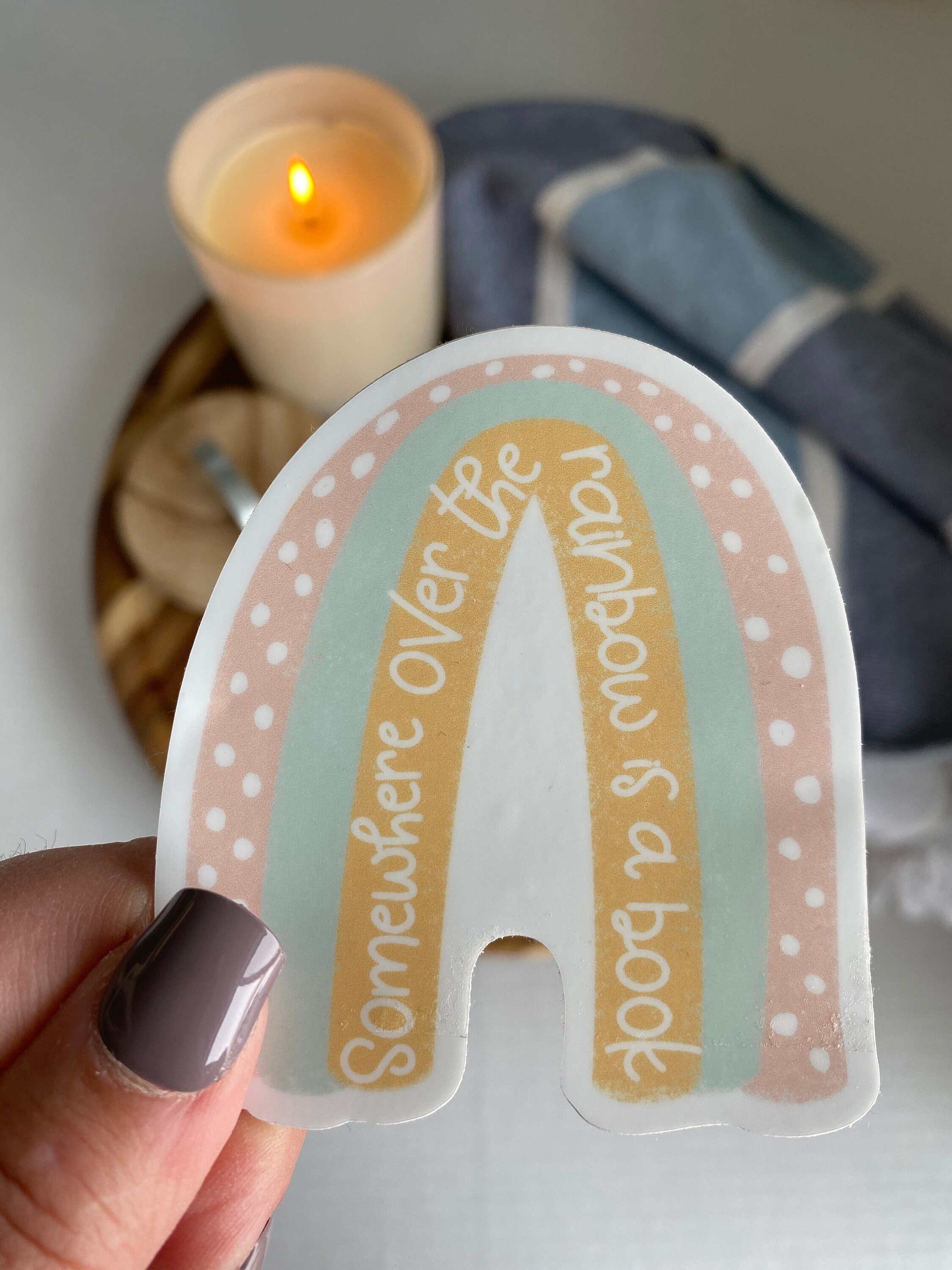 Rainbow Sticker Bookish Sticker Gifts for Book Lovergifts - Etsy