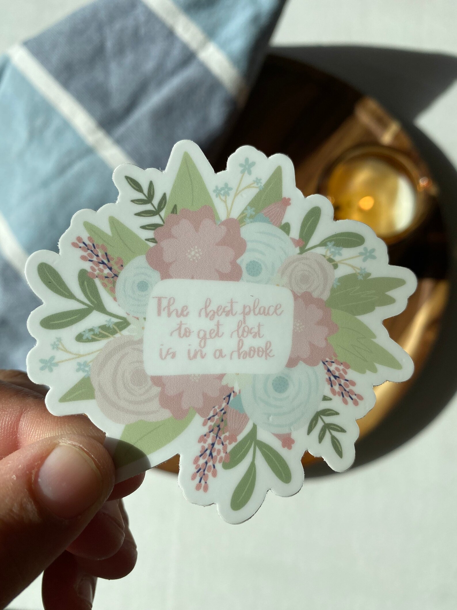 The Best Place Sticker Book Love Sticker Pink Sticker | Etsy