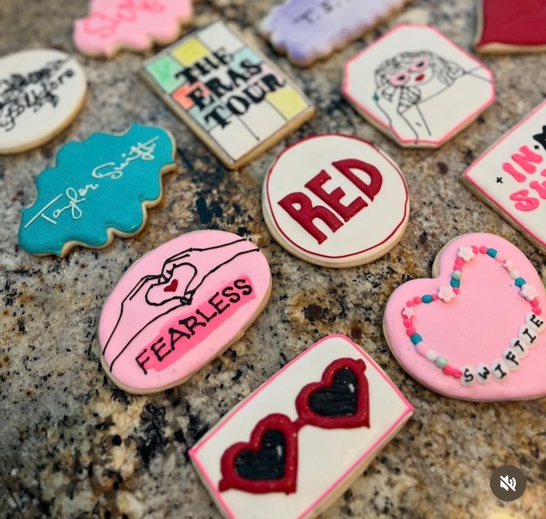 Custom Cookies- T. Swift - Etsy