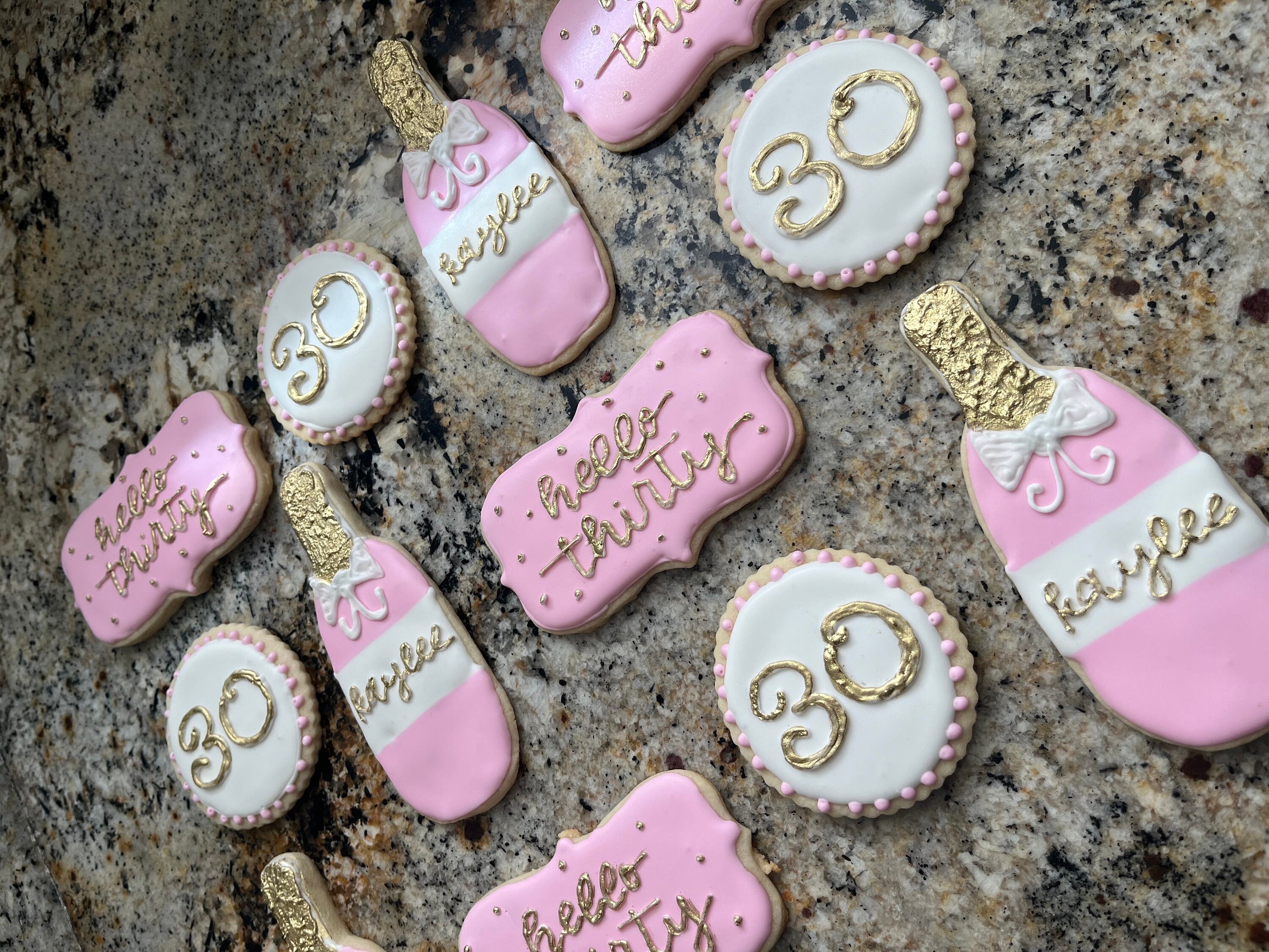 Custom Sugar Cookies: 30th Birthday - Etsy