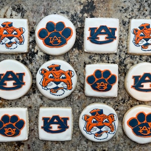 Custom Sugar Cookies- College Logo - Etsy
