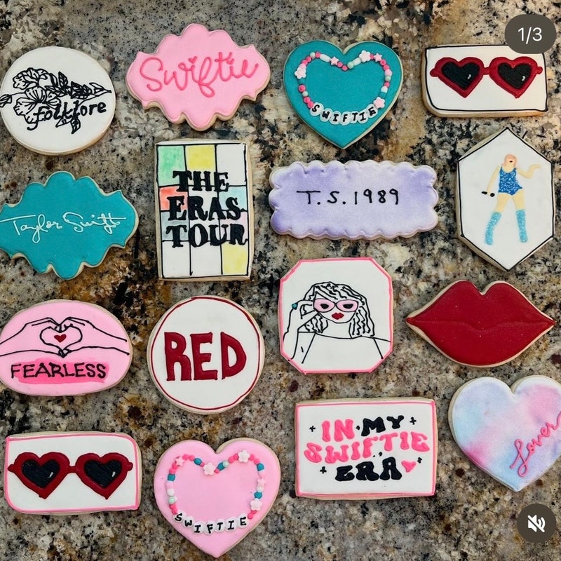Taylorswift Cookies - Etsy