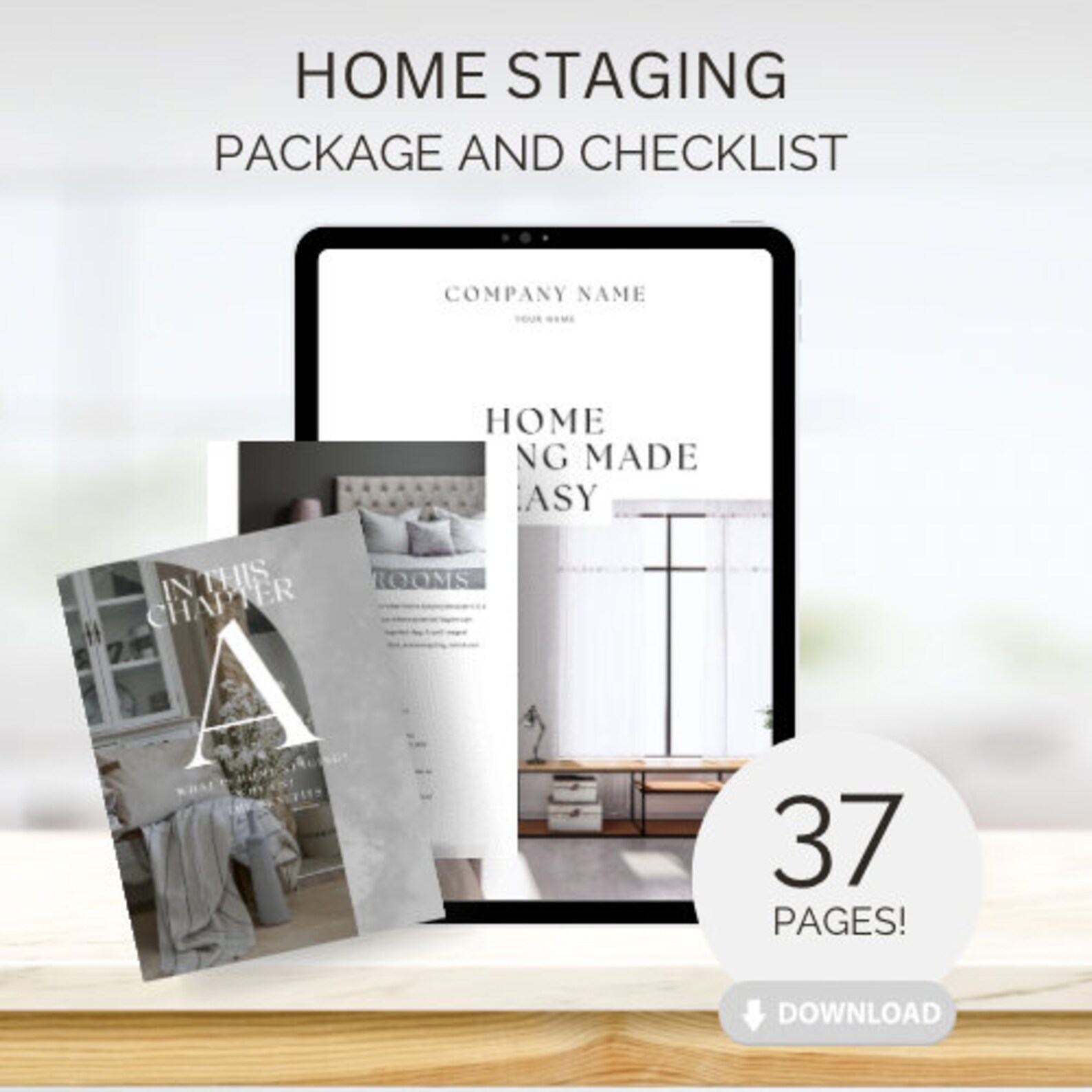 HOME STAGING BUNDLE - 37 Pages! Great for Home Stagers and Real Estate ...