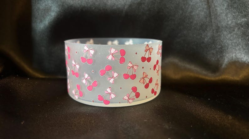 Accesorios para vaso Cherry Bow: Adornos, lazos de pajita, asa ...