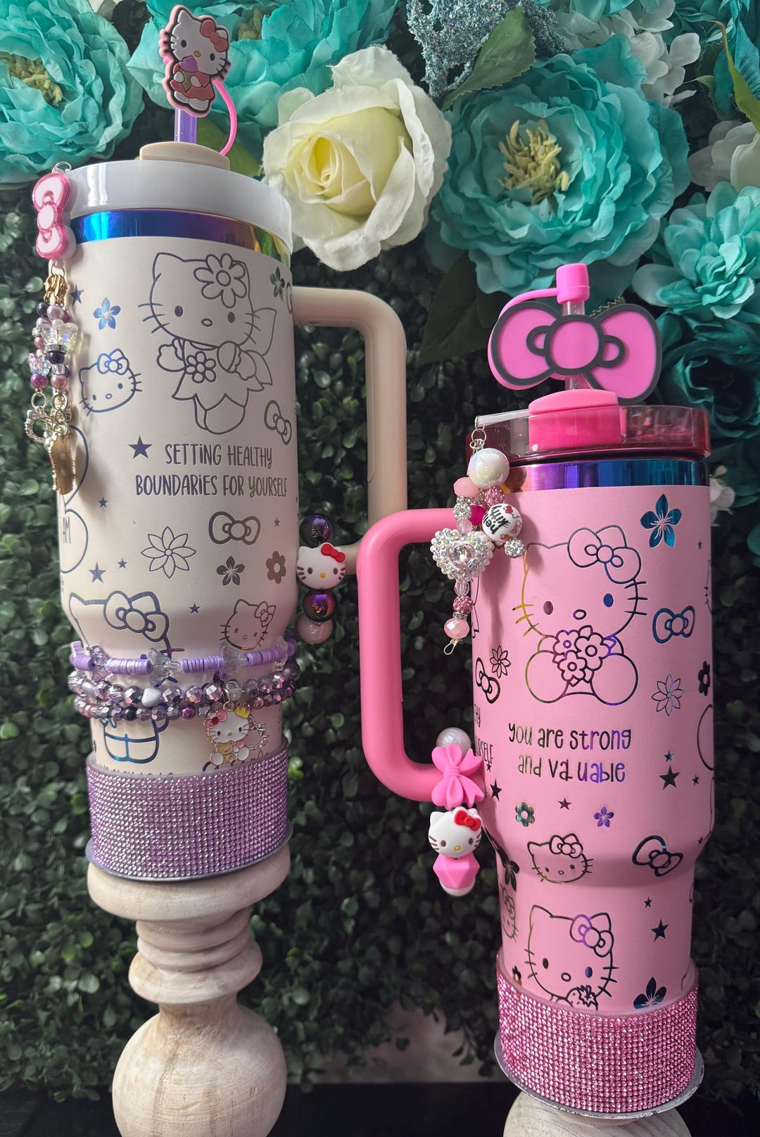 Customizable Hello Kitty Inspired Laser Engraved Mug for Birthday Gift ...