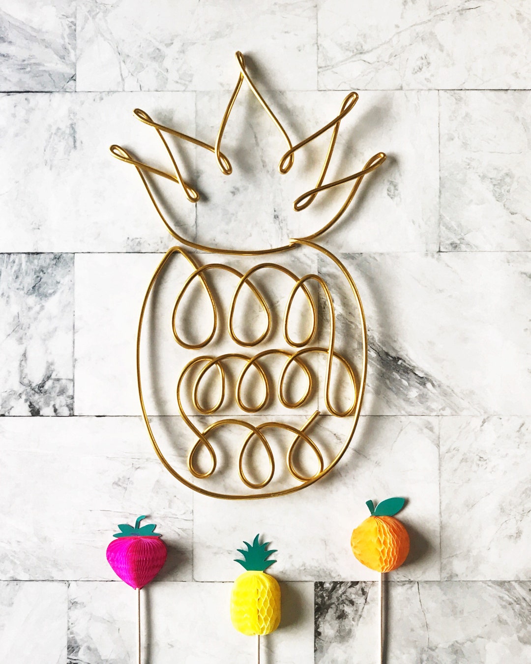 Pineapple Wall Art | Wire Wall Art| Home Decor | Wall Decor | Pineapple ...