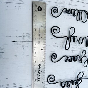 Personalized Wire Name Bookmark | Bookmark Name in Wire | Custom ...