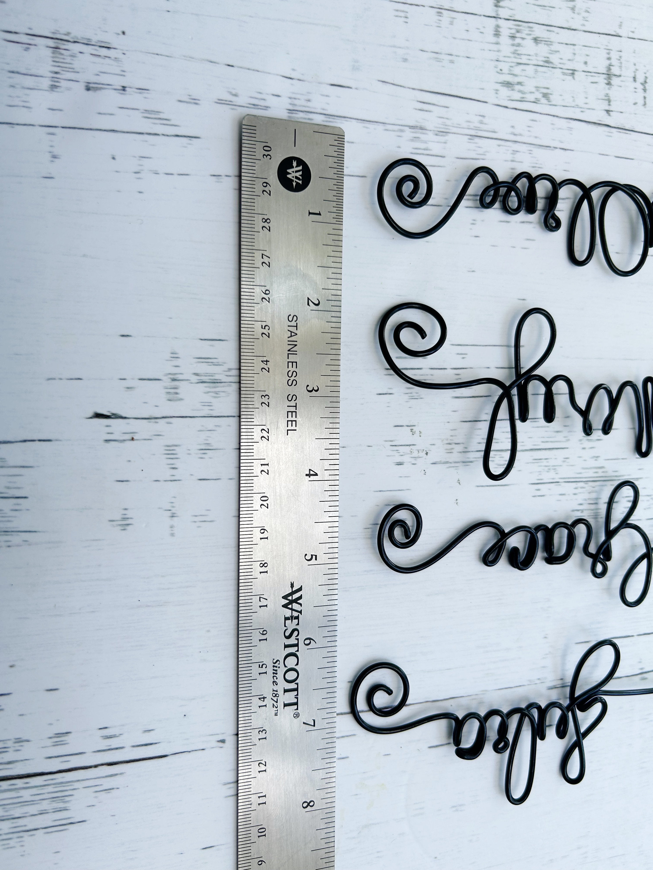 Personalized Wire Name Bookmark | Bookmark Name in Wire | Custom ...
