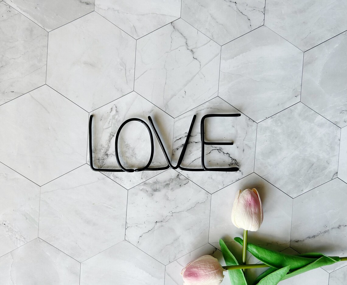 LOVE Wire Word Sign Wire Words Rustic Wire Word Sign - Etsy