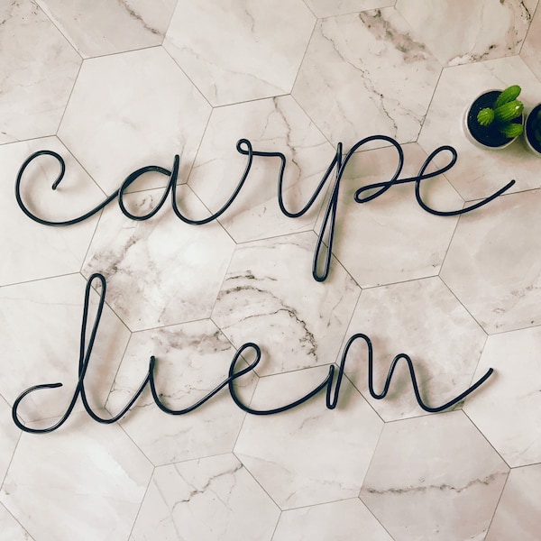 Carpe Diem Sign - Etsy