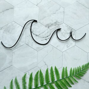 Wave Wire Wall Hanging | Wire Wall Art | Wall Decor | Wire Decor ...