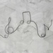 Metal Musical Note Wire Wall Art Note Wall Art Musician - Etsy