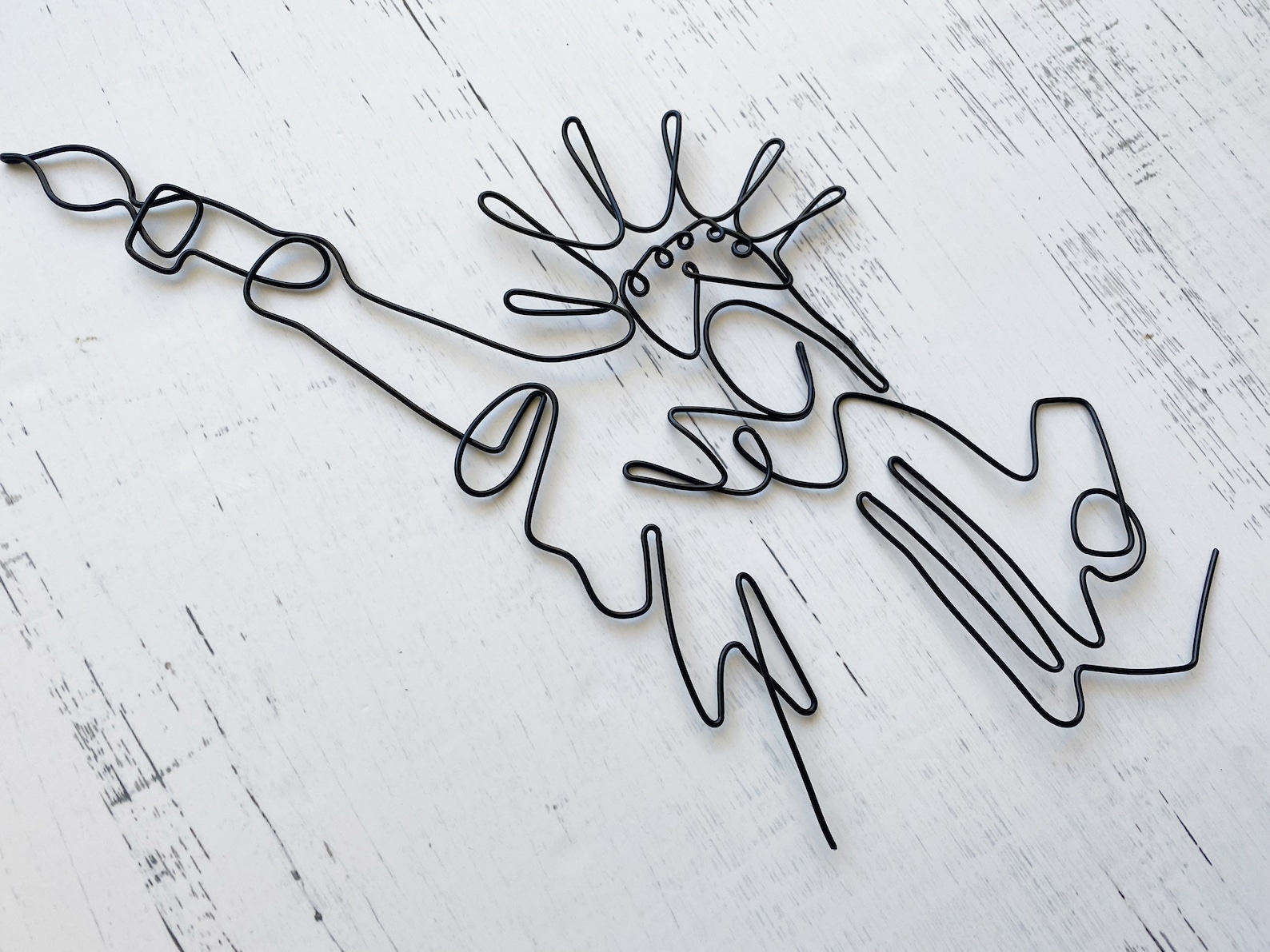 Statue of Liberty One Line Wire Art | Bedroom Sign | Guest Room| Wire ...